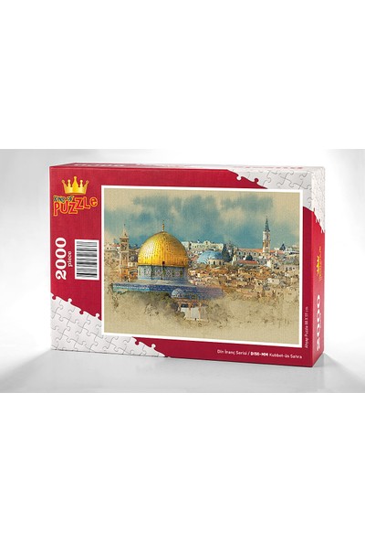King Of Puzzle Kubbet-üs Sahra Ahşap Puzzle 2000 Parça (DI50-MM)