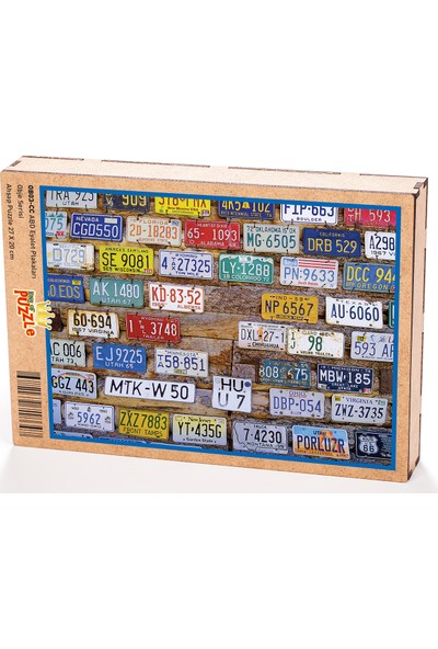 King Of Puzzle ABD Eyalet Plakaları Ahşap Puzzle 204 Parça (OB03-CC) King Of Puzzle ABD Eyalet Plakaları Ahşap Puzzle 204 Parça (OB03-CC)