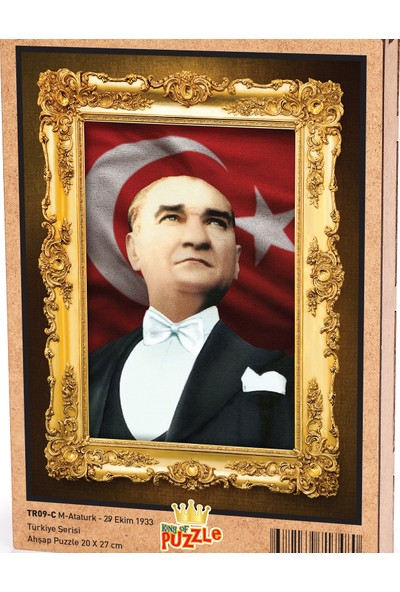 King Of Puzzle Atatürk - 29 Ekim 1933 Ahşap Puzzle 108 Parça (TR09-C) King Of Puzzle Atatürk - 29 Ekim 1933 Ahşap Puzzle 108 Parça (TR09-C)