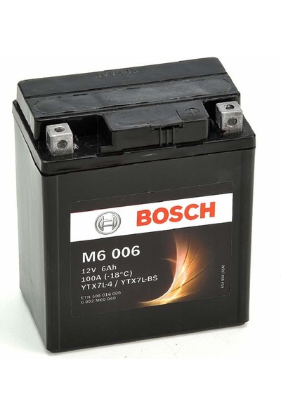 Bosch 6 Amper AGM Motosiklet Aküsü M6006