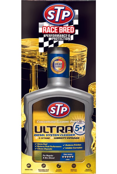 STP Ultra 5 Özellikli Dizel Yakıt Sistemi Temizleyici 400 ml