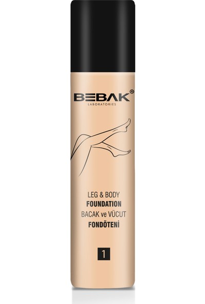 Bebak Bacak Fondöteni Light Açık 1 Numara 75 ml Bebak Bacak Fondöteni Light Açık 1 Numara 75 ml