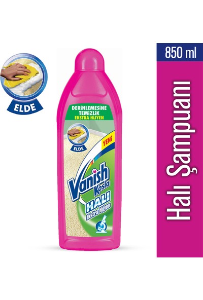 Vanish Kosla Halı Şampuanı Ekstra Hijyen Elde Yıkama 850 ml Vanish Kosla Halı Şampuanı Ekstra Hijyen Elde Yıkama 850 ml