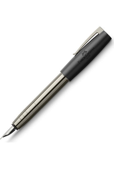 Faber Castell Loom Gunmetal Dolma Kalem EF Parlak 149242 Faber Castell Loom Gunmetal Dolma Kalem EF Parlak 149242