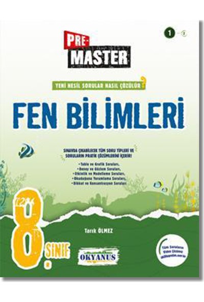 Okyanus 8. Sınıf Pre Master Fen Bilimleri Soru Bankası Okyanus 8. Sınıf Pre Master Fen Bilimleri Soru Bankası