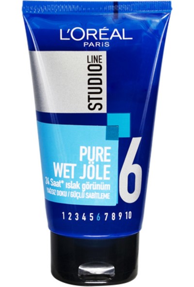 L'Oréal Paris Studio Line Pure Wet Jöle 24 Saat Islak Görünüm Güçlü Sabitleme L'Oréal Paris Studio Line Pure Wet Jöle 24 Saat Islak Görünüm Güçlü Sabitleme