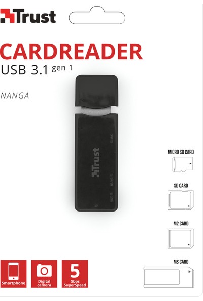 Trust 21935 Nanga Usb 3.1 Kart Okuyucu Trust 21935 Nanga Usb 3.1 Kart Okuyucu