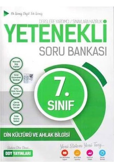 7 Sınıf Din Kültürü Ve Ahlak Bilgisi Soru Bankası Ddy Yay