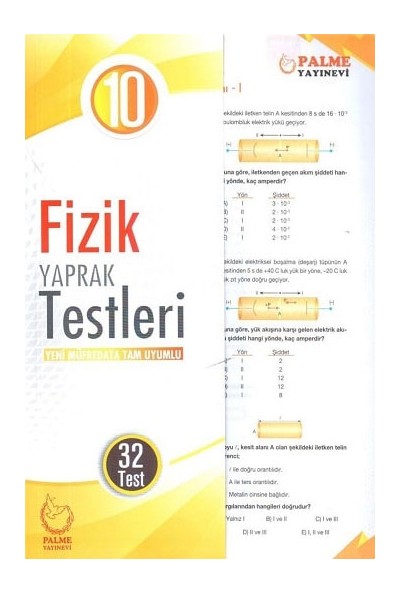 Palme Yayıncılık 10 Sınıf Fizik Yaprak Test