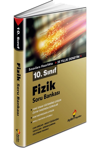 10 Sınıf Fizik Soru Bankası Aydın Yayınları - Can Dirican Mesut