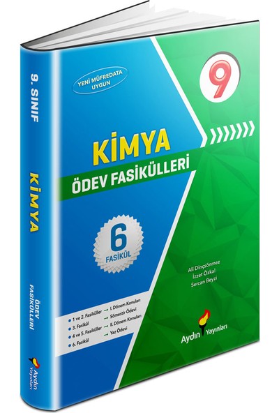 9 Sınıf Kimya Ödev Fasikülleri Aydın Yayınları - Ali Dinçsönmez