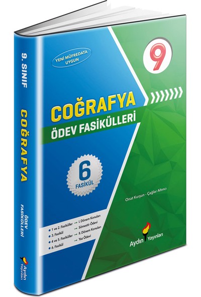 9 Sınıf Coğrafya Ödev Fasikülleri Aydın Yayınları 9 Sınıf Coğrafya Ödev Fasikülleri Aydın Yayınları