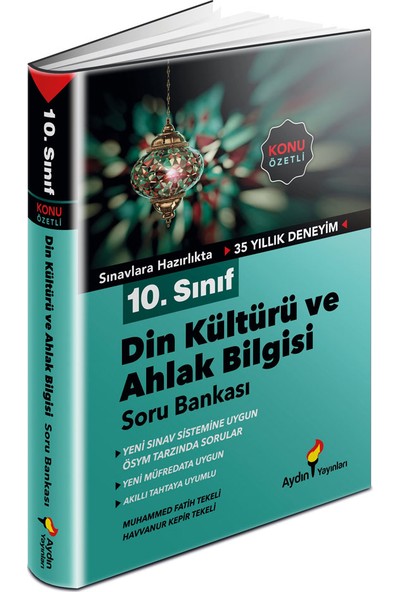 10 Sınıf Din Kültürü Ahlak Bil Konu Özet Soru Bankası Aydın Yay - Muhammed Fatih Tekeli 10 Sınıf Din Kültürü Ahlak Bil Konu Özet Soru Bankası Aydın Yay - Muhammed Fatih Tekeli