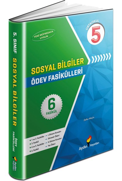 5 Sınıf Sosyal Bilgiler Ödev Fasikülleri Aydın Yayınları - Zafer Akçin