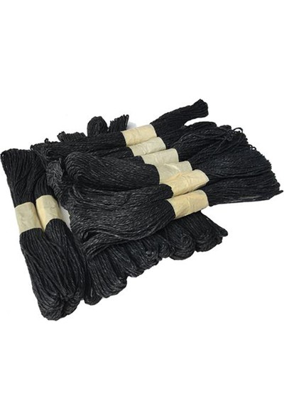 Tahtakale Toptancısı İp Naturel Juttif Renkli Siyah Tahtakale Toptancısı İp Naturel Juttif Renkli Siyah