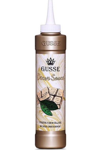 Gusse Beyaz Çikolata (White Chocolate) Dekor Sos 750 gr Gusse Beyaz Çikolata (White Chocolate) Dekor Sos 750 gr