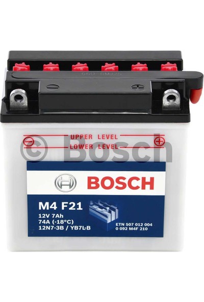 Bosch 7 Amper Motosiklet Aküsü M4F21 Bosch 7 Amper Motosiklet Aküsü M4F21