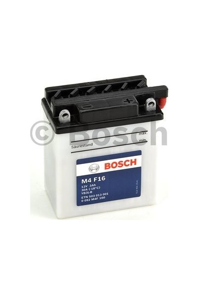 Bosch 3 Amper Motosiklet Aküsü M4F16