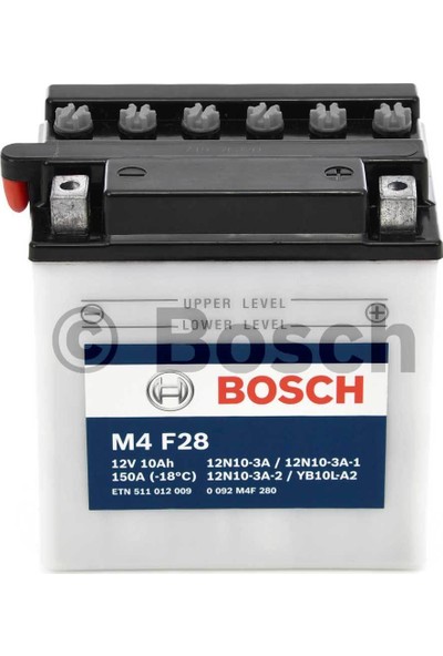 Bosch 11 Amper Motosiklet aküsü M4F28 Bosch 11 Amper Motosiklet aküsü M4F28
