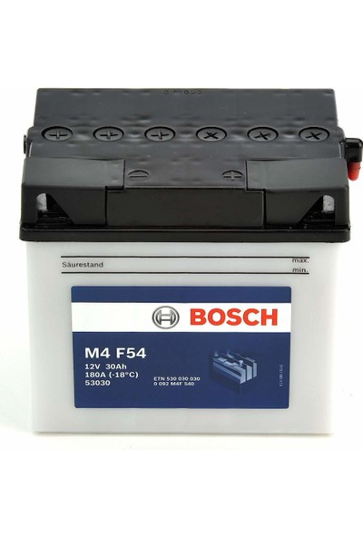 Bosch 30 Amper Motosiklet Aküsü M4F54