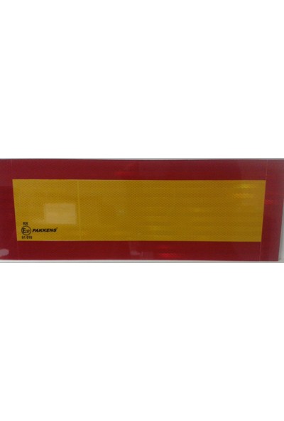Pakkens Tır Arkası İşaret Reflektörü 565Mm X 200Mm E37 Onaylı Pakkens Tır Arkası İşaret Reflektörü 565Mm X 200Mm E37 Onaylı