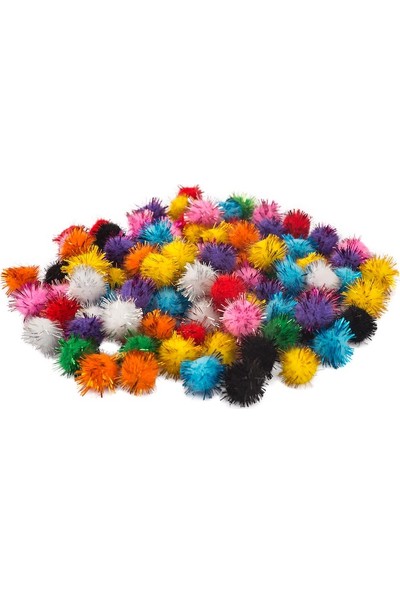 Kraf Kids Ponpon 1 Cm Simli 200 Lü Kk75 Kraf Kids Ponpon 1 Cm Simli 200 Lü Kk75