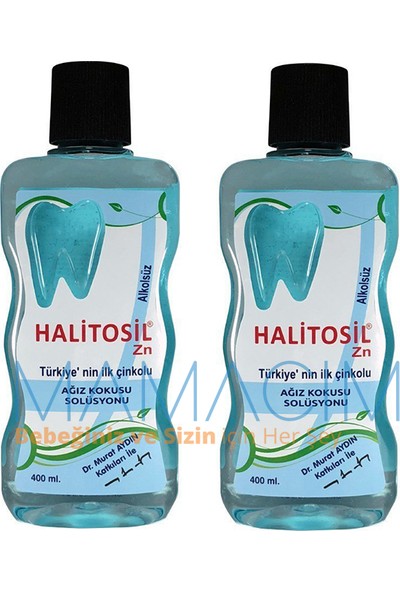 Halitosil ( Pharmol ) Zn Ağız Koku Önleyici 400 ml 2 Li