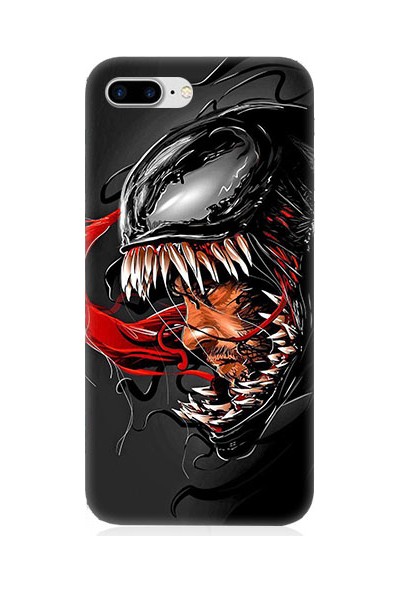 Teknomeg Apple iPhone 7 Plus Venom Desenli Tasarım Silikon Kılıf Teknomeg Apple iPhone 7 Plus Venom Desenli Tasarım Silikon Kılıf