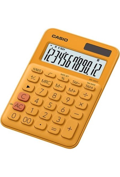 Casio Ms-20Uc-Rg Renkli Masa Tipi 12 Hane Hesap Makinası Casio Ms-20Uc-Rg Renkli Masa Tipi 12 Hane Hesap Makinası