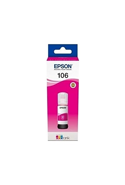 Epson 106 T00R340 Ecotank Mor Kartuş Ink Bottle Epson 106 T00R340 Ecotank Mor Kartuş Ink Bottle