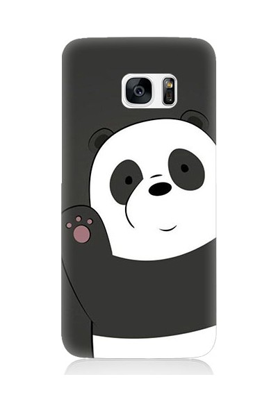 Teknomeg Samsung Galaxy S7 Edge Sevimli Panda Desenli Tasarım Silikon Kılıf Teknomeg Samsung Galaxy S7 Edge Sevimli Panda Desenli Tasarım Silikon Kılıf