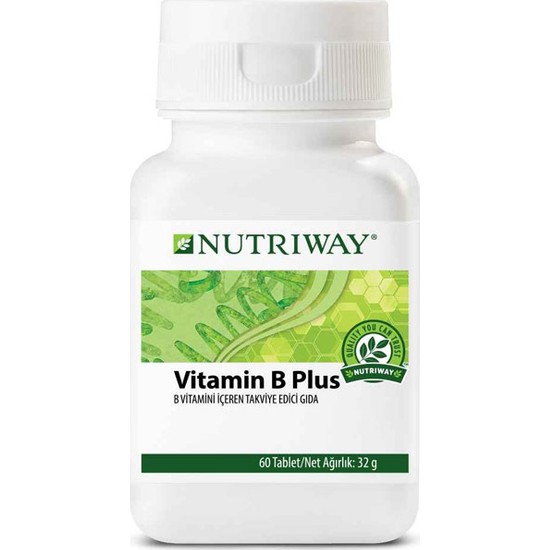 Amway NUTRIWAY - Vitamin B Plus 60 Tablet Orijinal Karekodlu Fiyatı