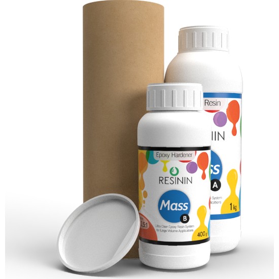 Resinin Mass 1400 Gr A+B Ultra Şeffaf Epoksi Reçine Fiyatı