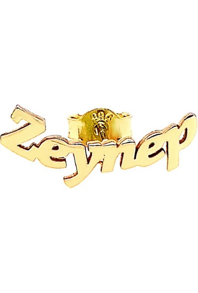 Engingold 14 Ayar Altın Isimli Küpe