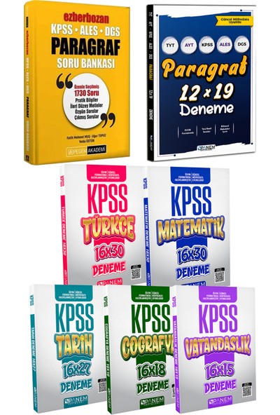 Ezberbozan Paragraf - Panem Paragraf Deneme - KPSS Branş Deneme Seti Ezberbozan Paragraf - Panem Paragraf Deneme - KPSS Branş Deneme Seti
