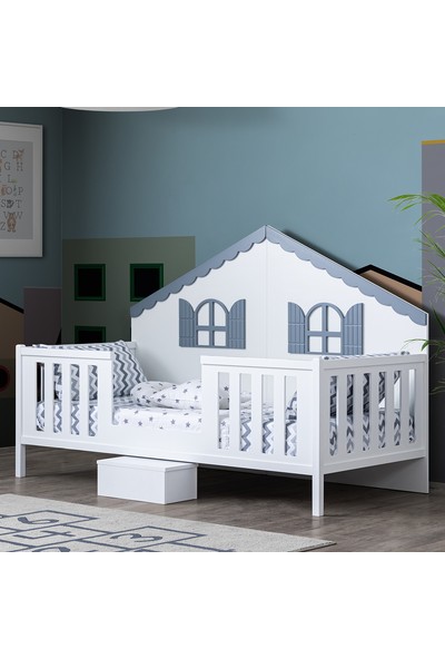 Setay Montessori Yatak Erdek Karyola - Gri