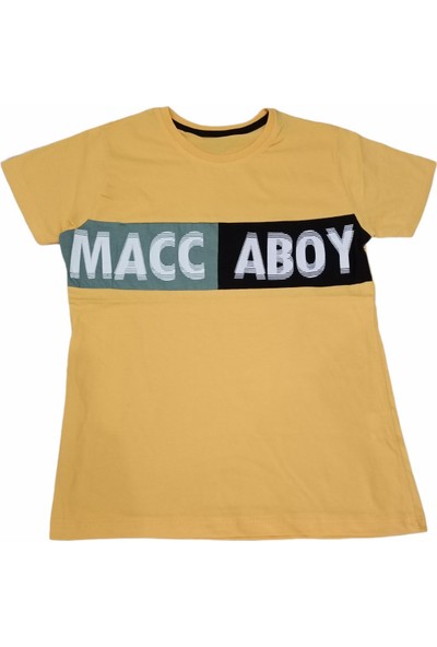 Akku Erkek Çocuk Yazı Desenli Tişört