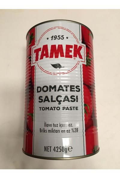 Tamek Domates Salçası 4250 gr