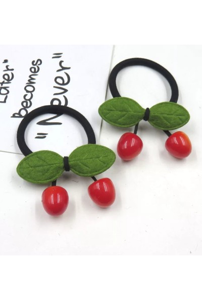 Noshnosh Çocuk Kirazlı Lastikli Toka