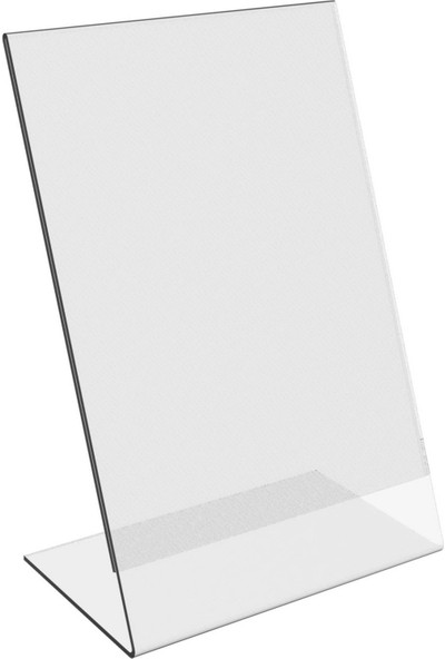 Trend Pleksi Masaüstü L Broşür Standı