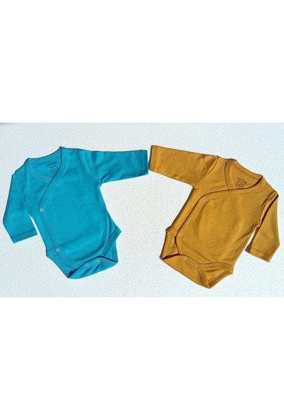 UranüsBaby Doğal Uzun Kollu Bebek Kundak Zıbın 2 Parça UranüsBaby Doğal Uzun Kollu Bebek Kundak Zıbın 2 Parça