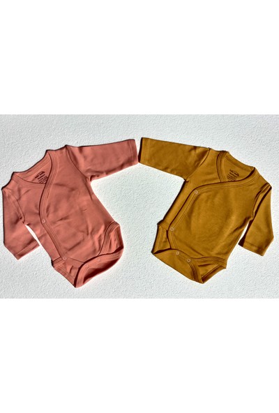 UranüsBaby Doğal Uzun Kollu Bebek Kundak Zıbın 2 Parça UranüsBaby Doğal Uzun Kollu Bebek Kundak Zıbın 2 Parça