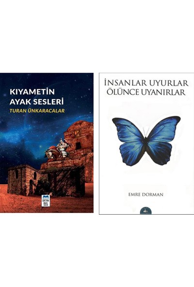 Kıyametin Ayak Sesleri - Insanlar Uyurlar Ölünce Uyanırlar 2 Kitap Set Kıyametin Ayak Sesleri - Insanlar Uyurlar Ölünce Uyanırlar 2 Kitap Set