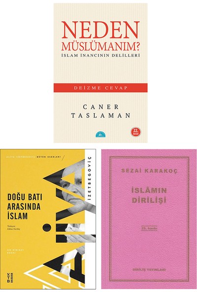 Neden Müslümanım - Doğu Batı Arasında Islam- Islamın Dirilişi 3 Kitap Set Neden Müslümanım - Doğu Batı Arasında Islam- Islamın Dirilişi 3 Kitap Set