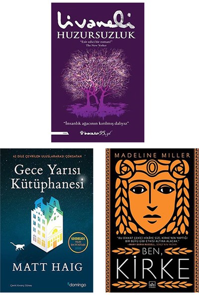 Huzursuzluk - Gece Yarısı Kütüphanesi - Ben Kirke 3 Kitap Set