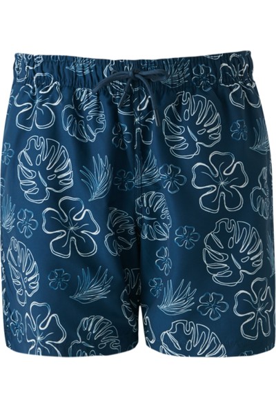 Altınyıldız Classics Standart Fit Cepli Desenli Şort Mayo