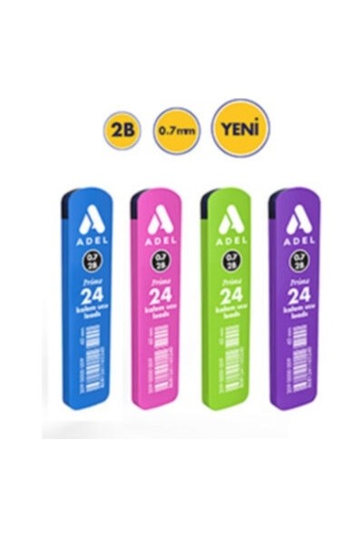 Adel Prime 24'lü Min 0.7 Kalem Ucu ( 1 Adet) Adel Prime 24'lü Min 0.7 Kalem Ucu ( 1 Adet)