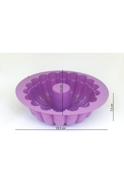 Sılverstar Yuvarlak Silikon Kek Kalıbı Sılverstar Yuvarlak Silikon Kek Kalıbı