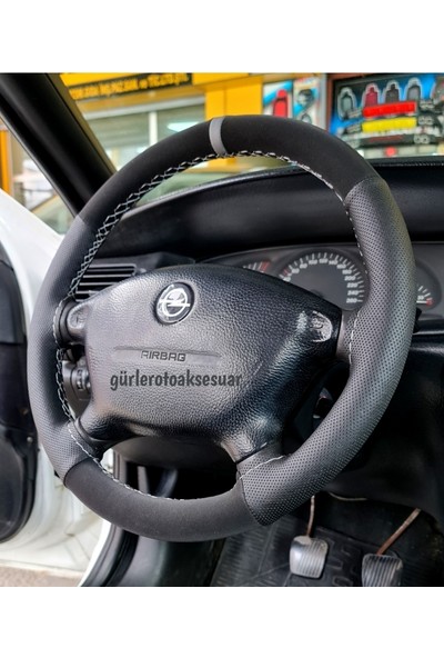 Gürler Oto Kılıf ve Aksesuar Opel Vectra B Dikmeli Direksiyon Kılıfı Gri Yüzüklü Noktalı Nubuk Gürler Oto Kılıf ve Aksesuar Opel Vectra B Dikmeli Direksiyon Kılıfı Gri Yüzüklü Noktalı Nubuk