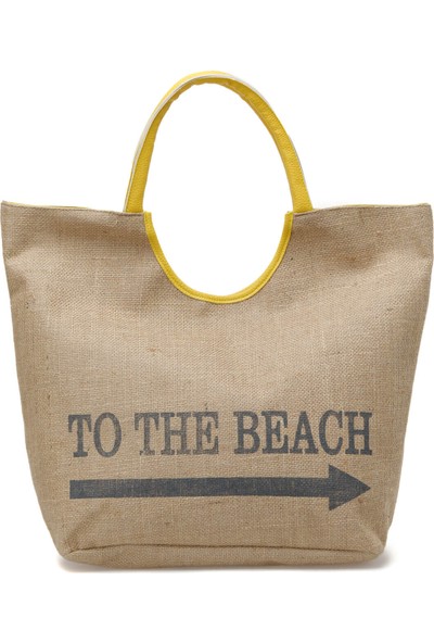 Polaris Tothebeach 2fx Kum Rengi Kadın Plaj Çantası